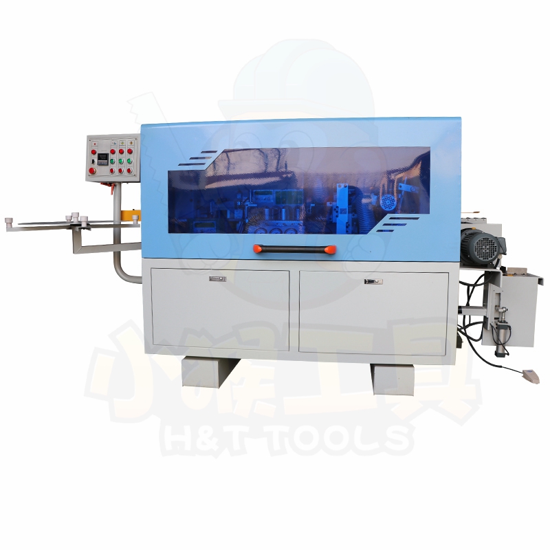 Semi-automatic edge bander with manual end cutting - H&T TOOLS
